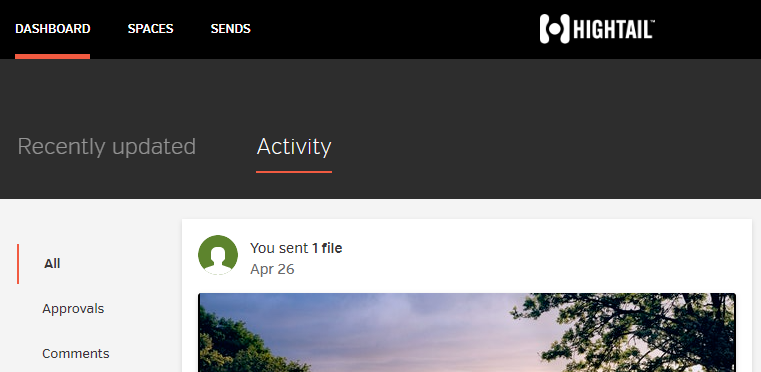 Using the Hightail Dashboard – Hightail